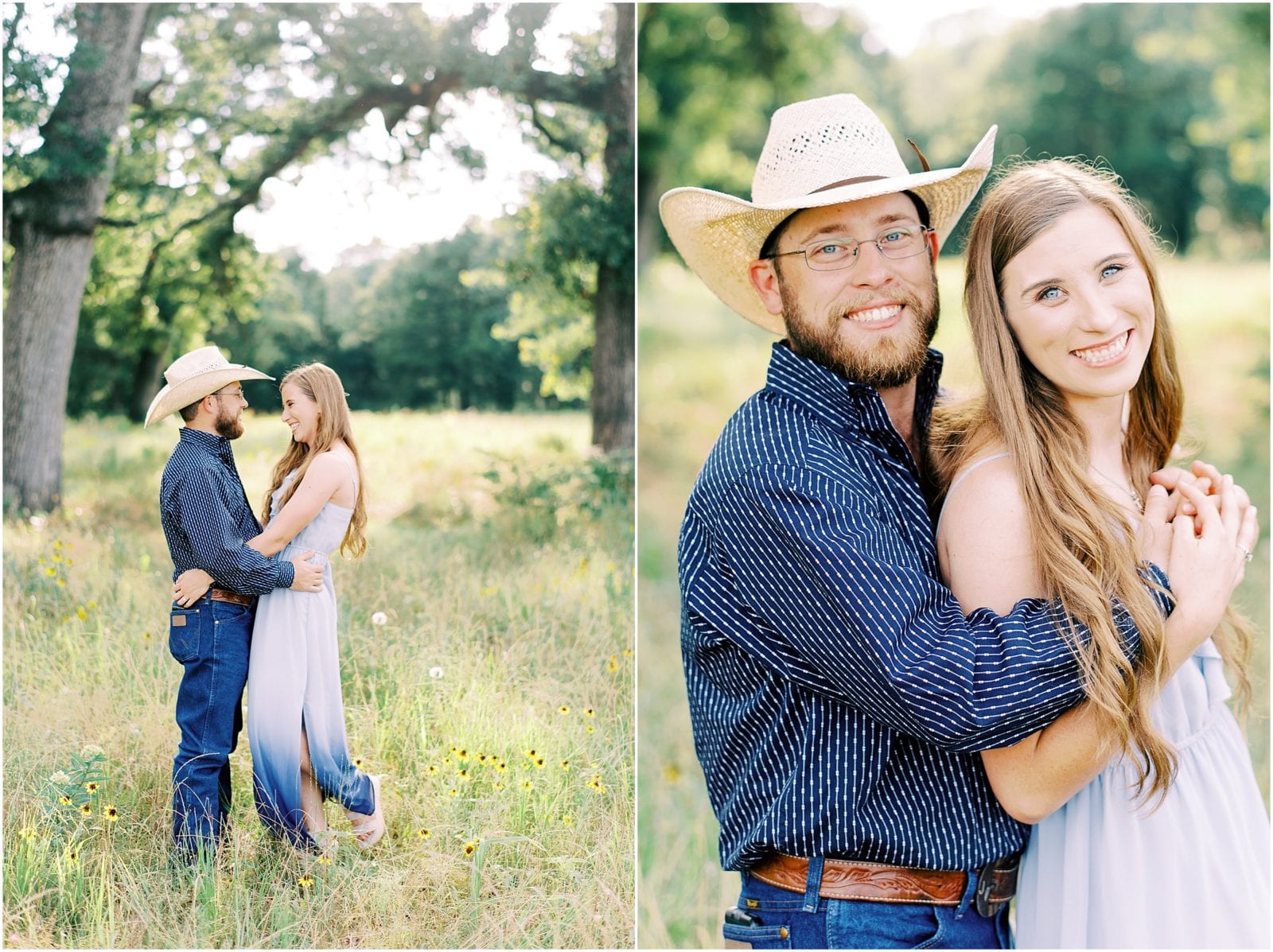 Texas Ranch Engagement Session | Morgan & Jesse | Texas Wedding ...